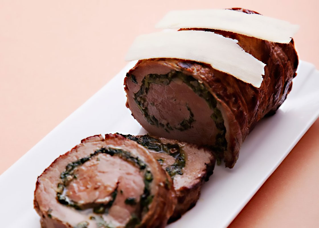 Filetto di manzo ripieno con cicoria - La Percussi