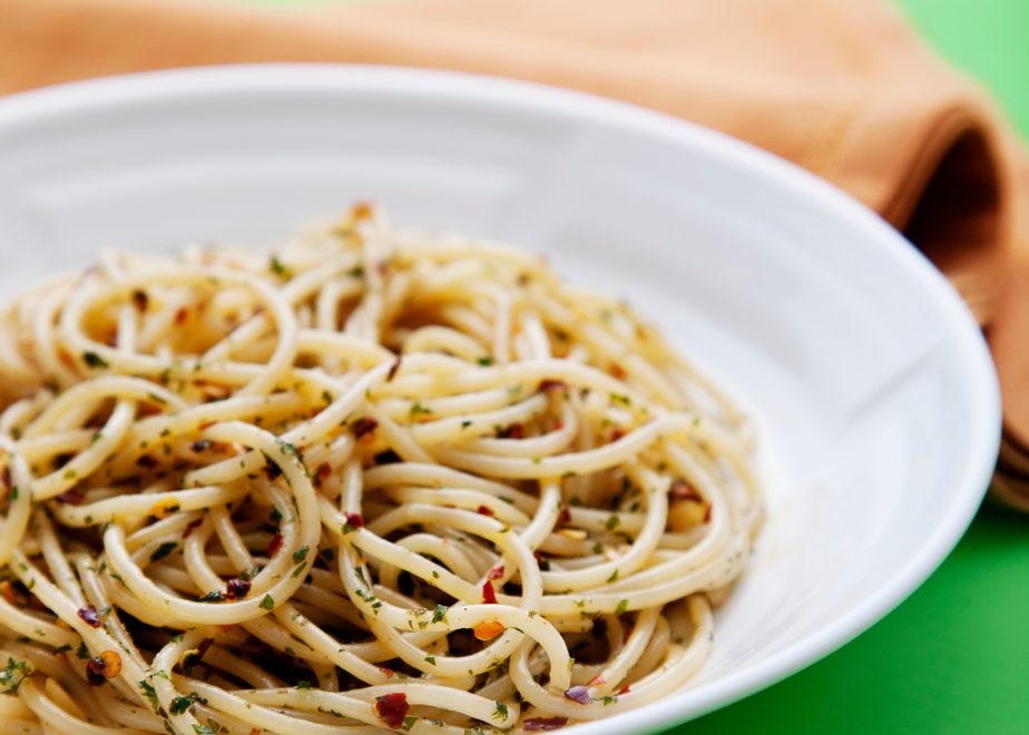 Spaghetti aglio, olio e peperoncino - La Percussi